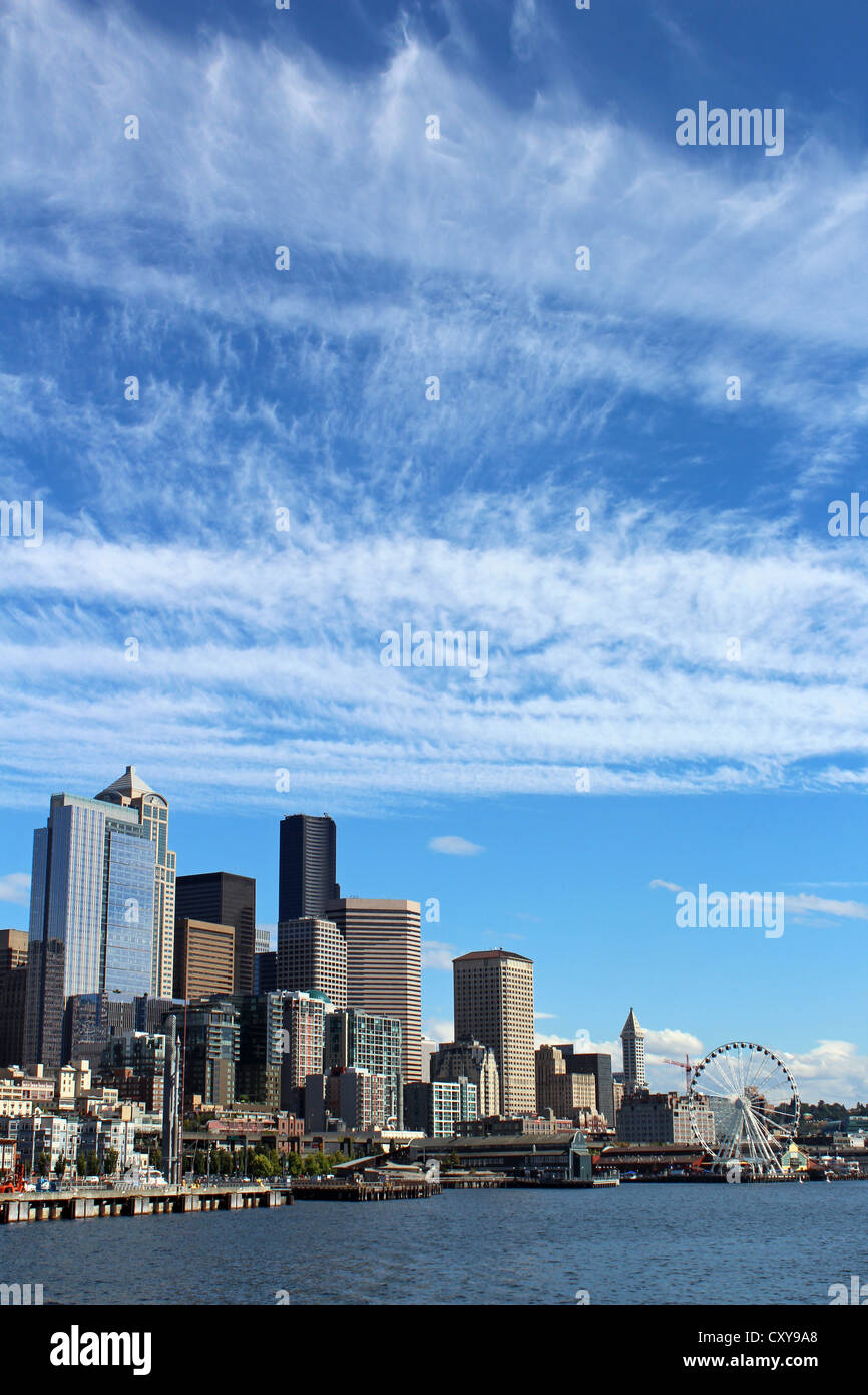 Seattle skyline, Seattle, Washington, USA Stock Photo - Alamy