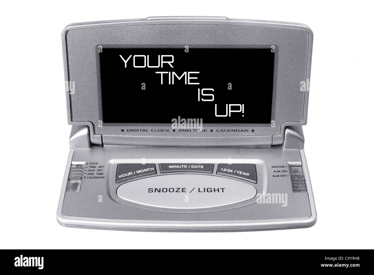 Digital timing clock Cut Out Stock Images & Pictures - Alamy