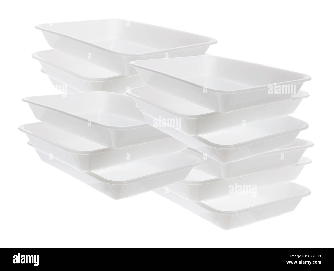 Empty trays Cut Out Stock Images & Pictures - Alamy