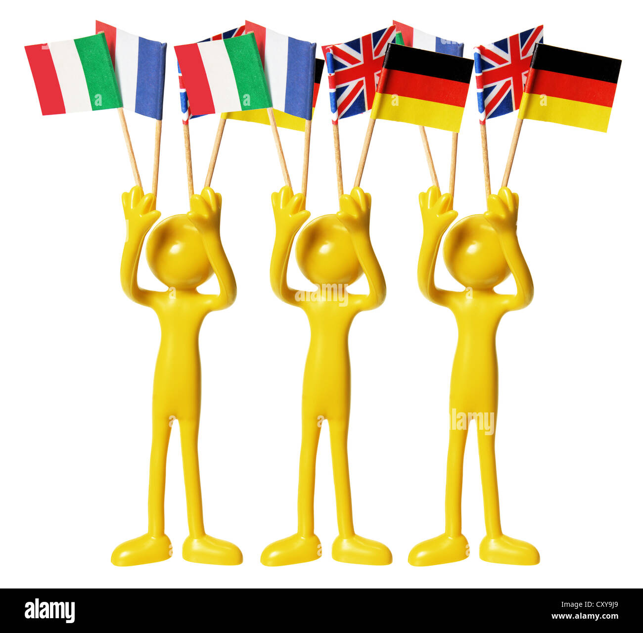 Flags europe hi-res stock photography and images - Alamy