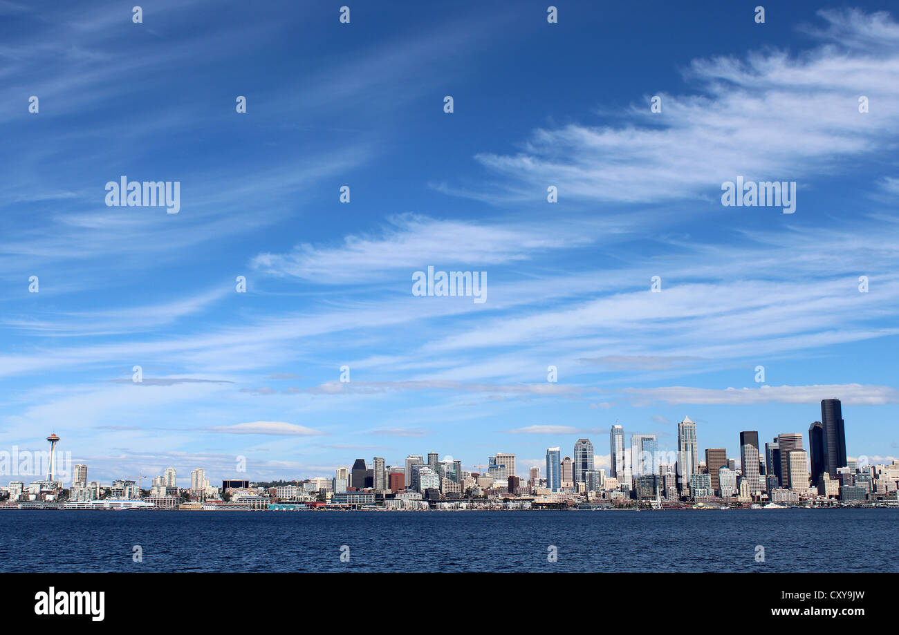 Seattle skyline, Seattle, Washington, USA Stock Photo - Alamy