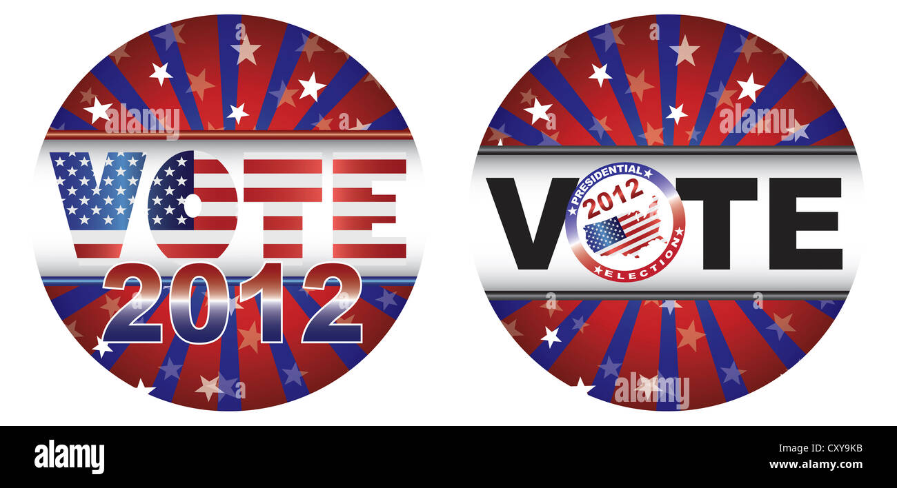 2012 presidential election poster background hi-res stock photography ...