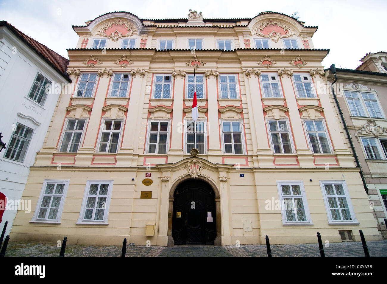 Beautiful buildings in the Mala Strana area in Prague Stock Photo - Alamy