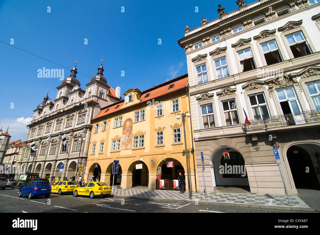 Beautiful buildings in the Mala Strana area in Prague Stock Photo - Alamy