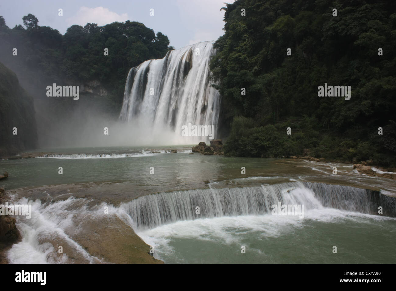 Huangguoshu Waterfall (yellow tree waterfall) Largest waterfall in Asia ...