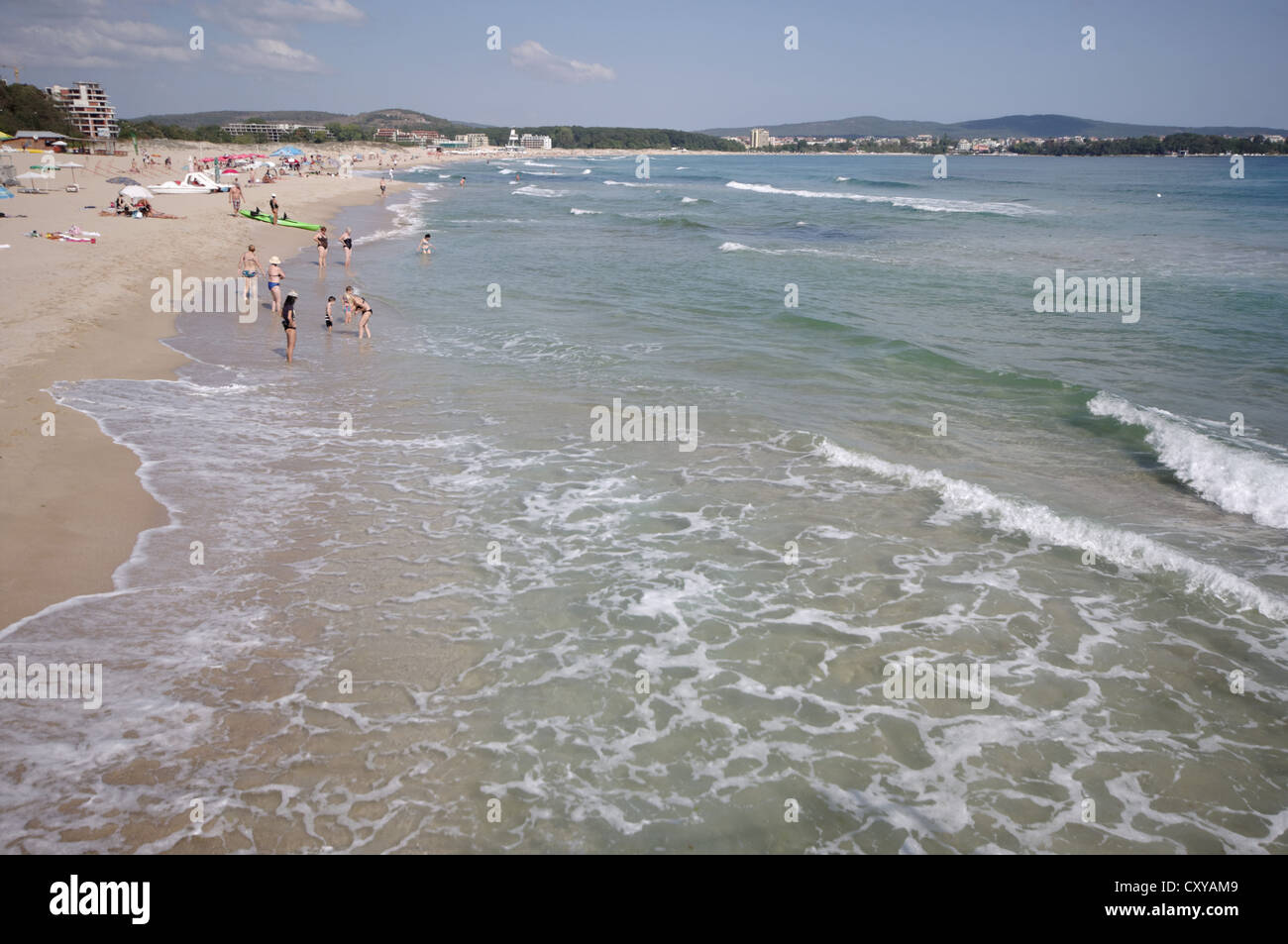 Beach in late summer Stock Photo - Alamy