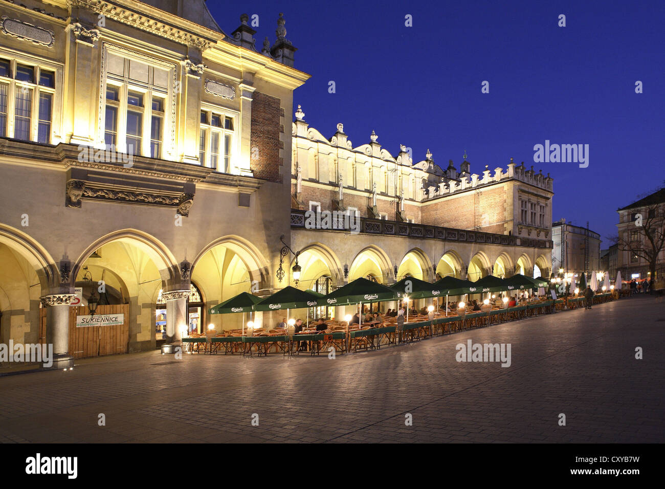 Sukiennice, Krakow Cloth or Drapers' Hall, main square, Rynek Glowny ...