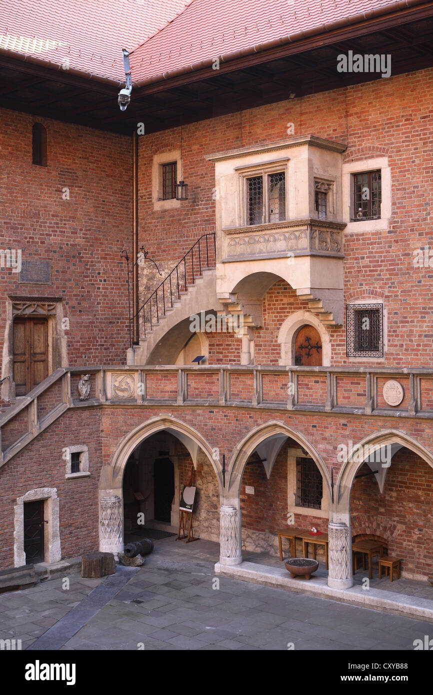 Courtyard of the old main building, Collegium Maius, Great College ...