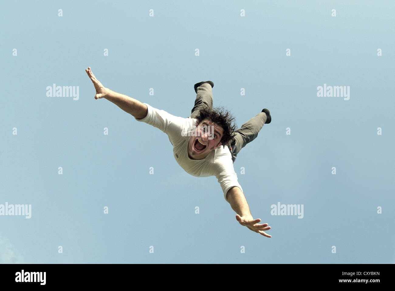 Person Flying In The Air