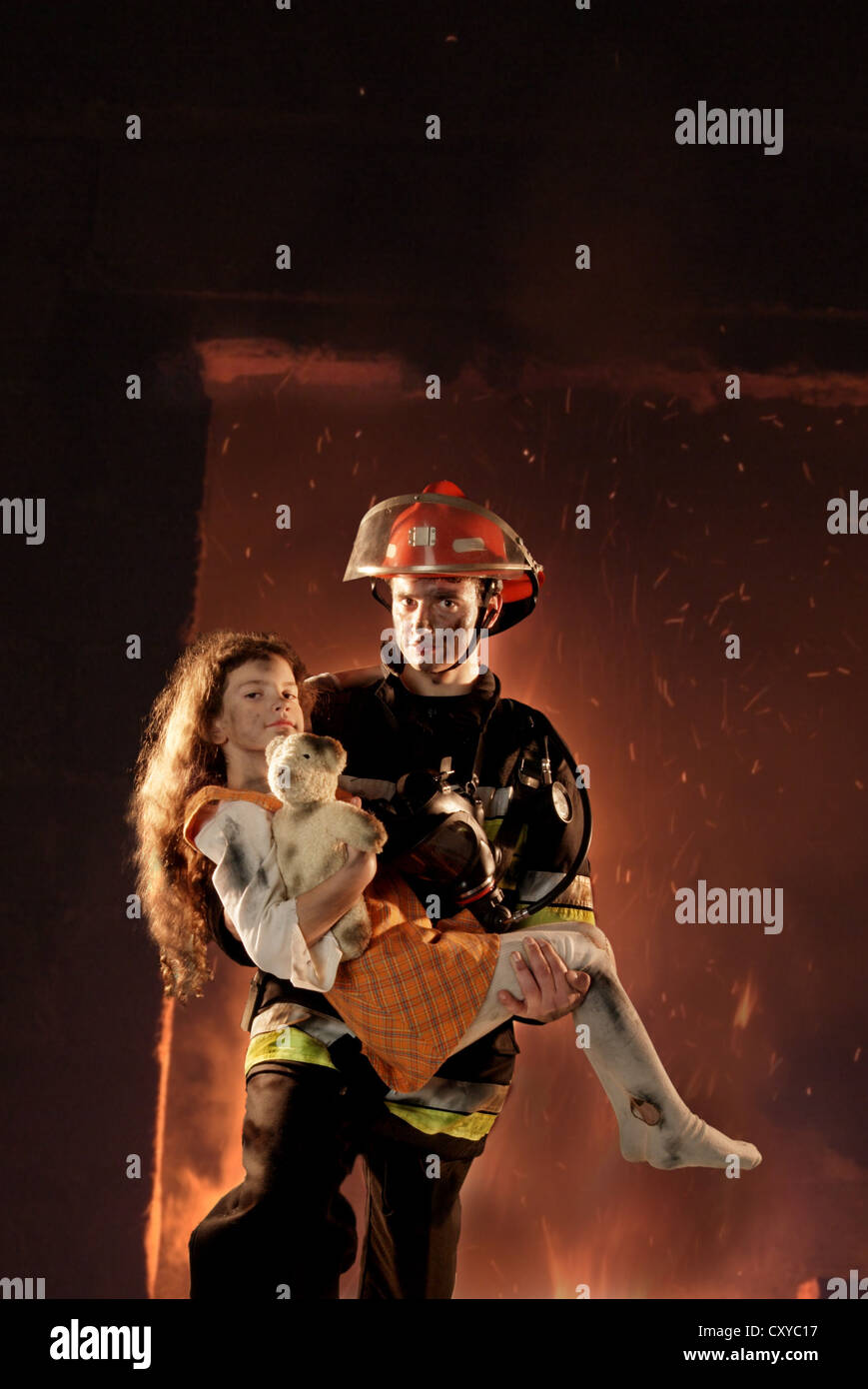 Fireman save my child hi-res stock photography and images - Alamy