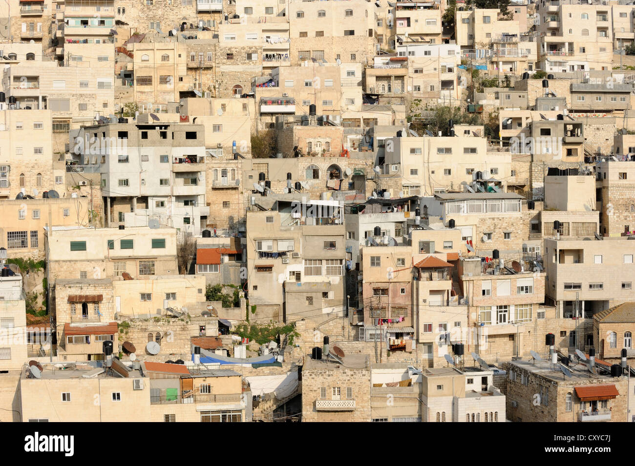 Silwan, Palestinian suburb outside the Old City on the other side of ...
