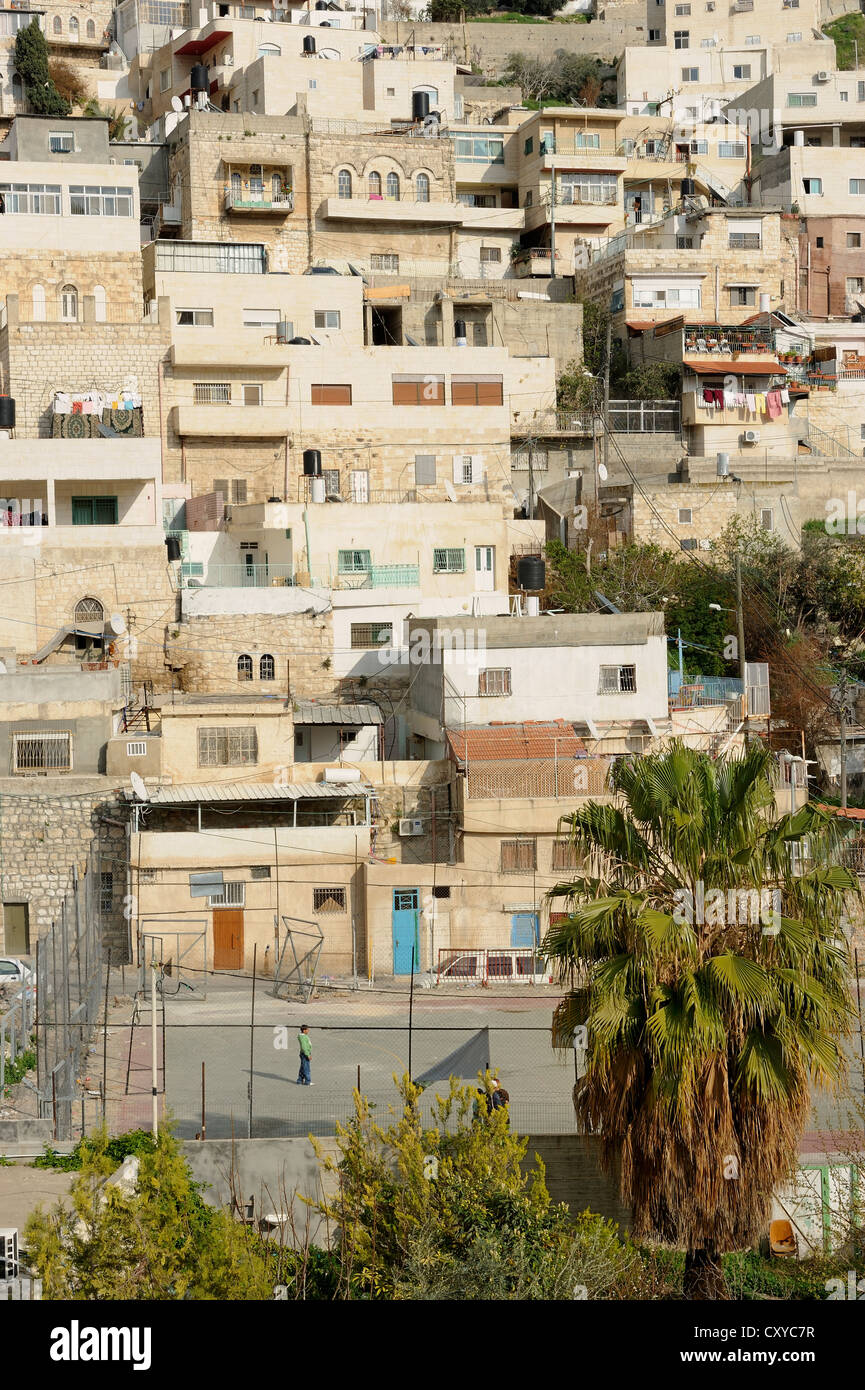 Silwan, Palestinian suburb outside the Old City on the other side of ...