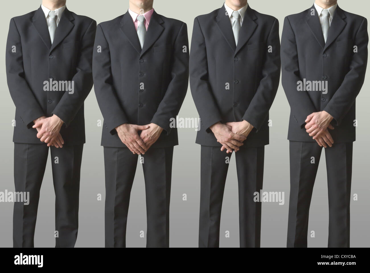 Several People Standing In A Row High Resolution Stock Photography and ...