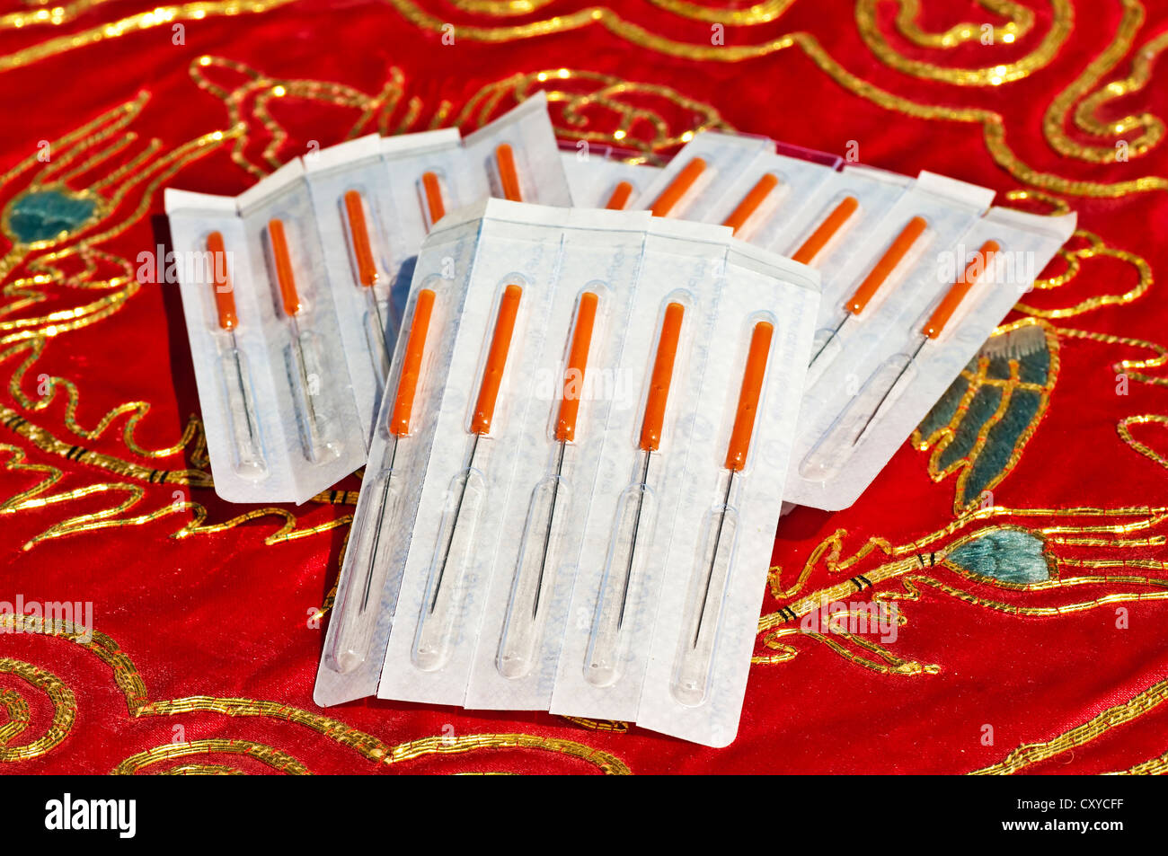 sterile acupuncture needle Stock Photo - Alamy