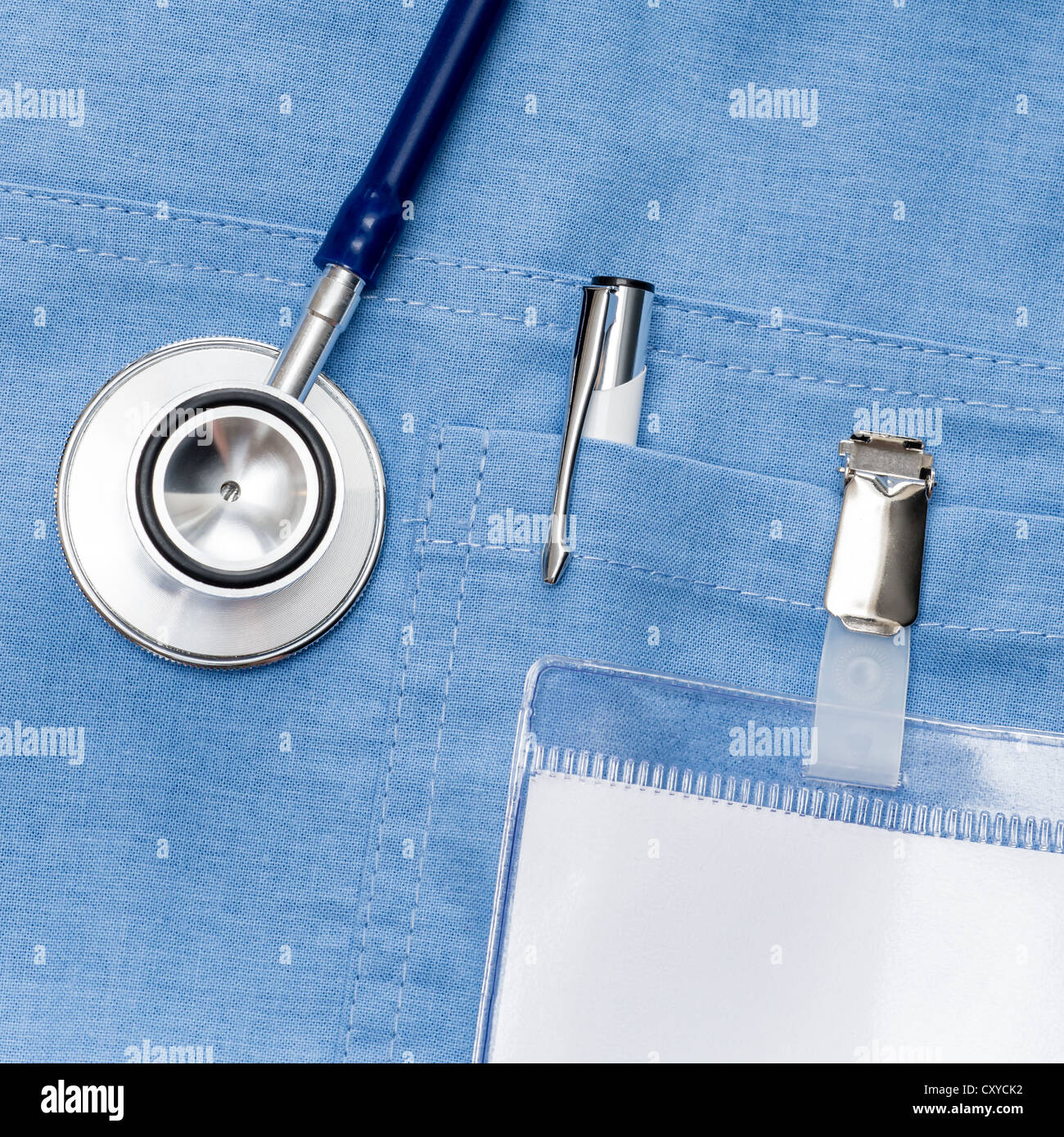 Lab coat and stethoscope nobody hi-res stock photography and images - Alamy