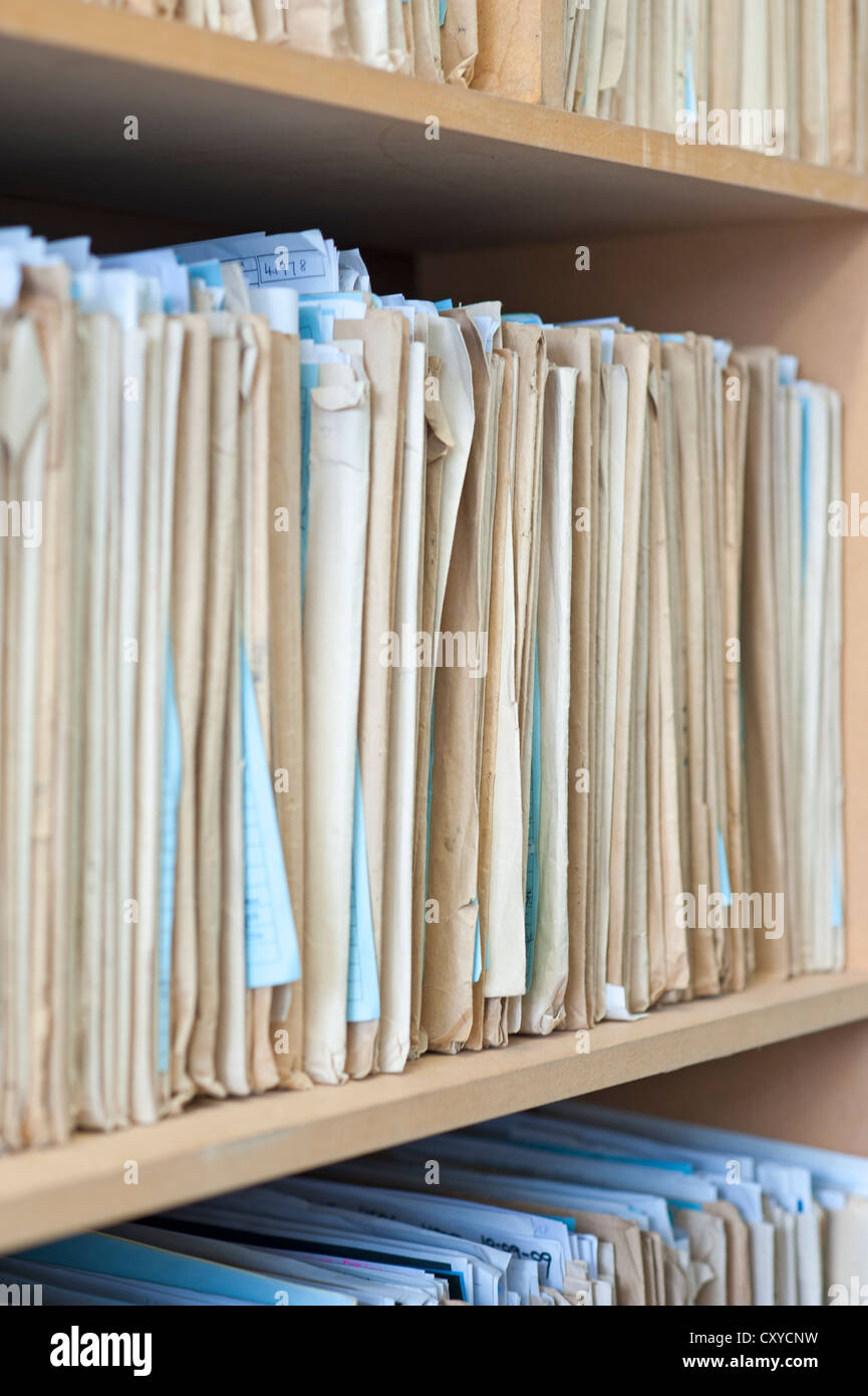 Old files, archive Stock Photo - Alamy