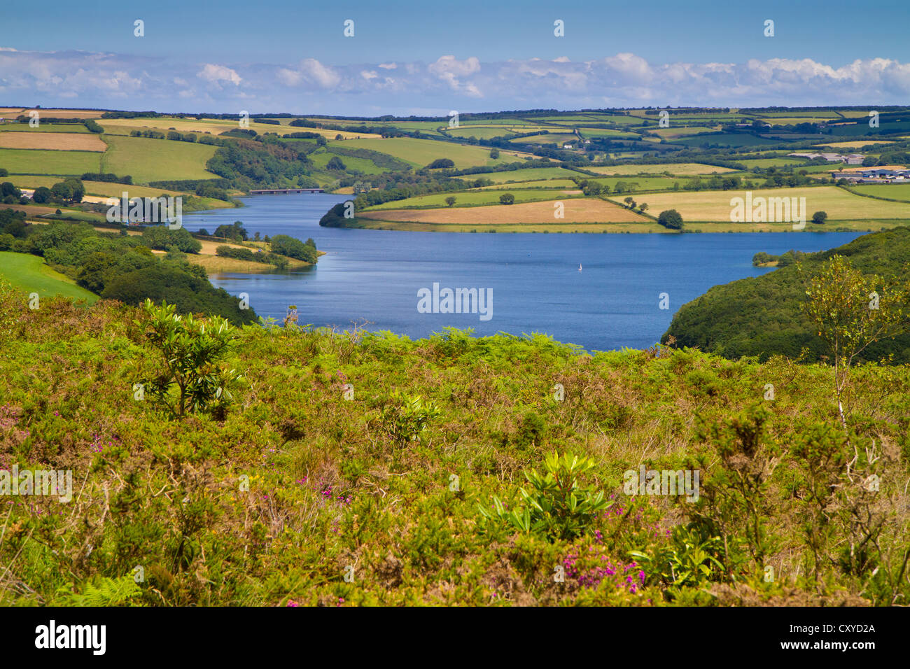 Wimbleball Lake Exmoor National Park Somerset. Known for its activity ...