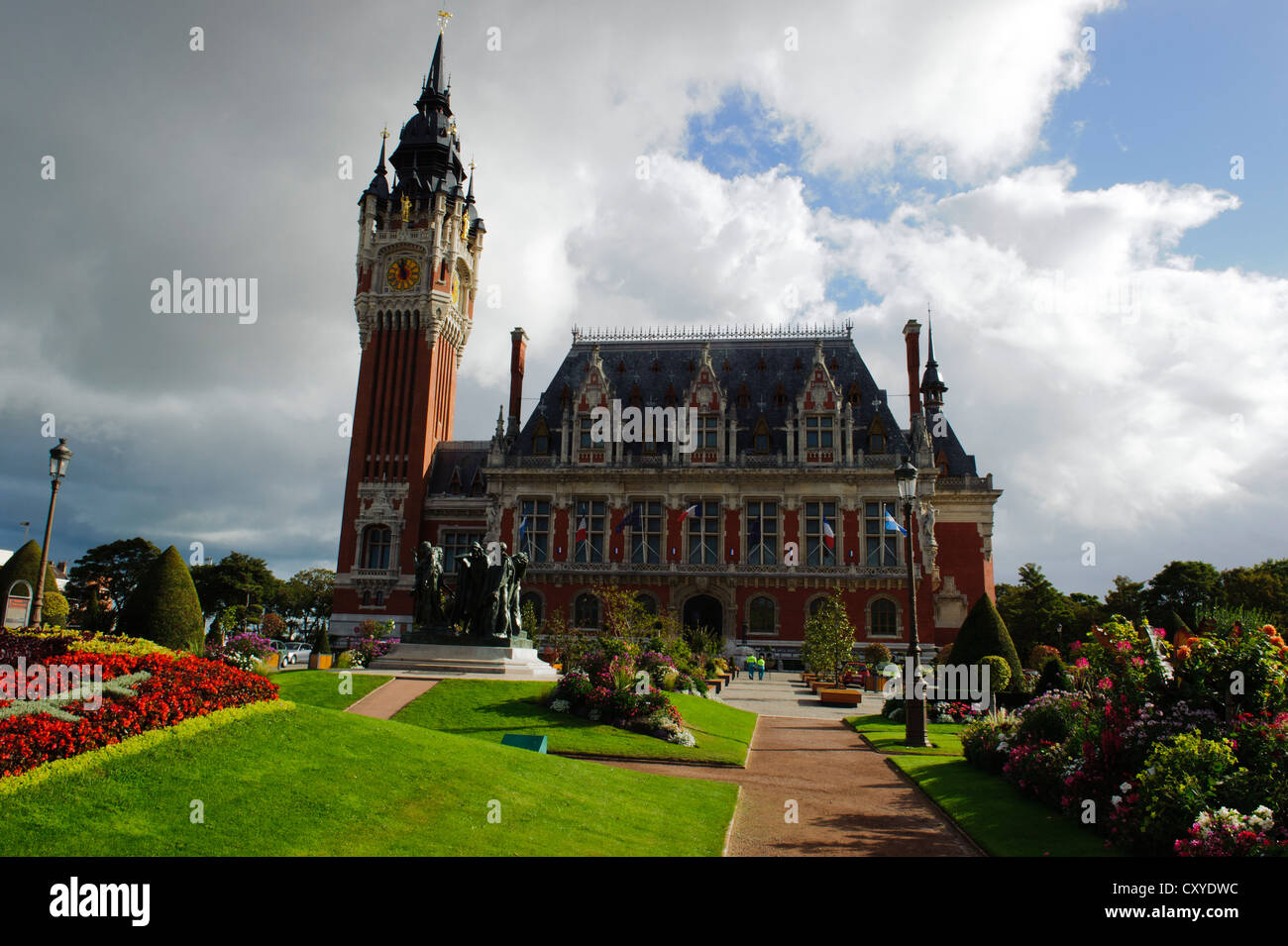 Hotel de Ville, Calais Stock Photo - Alamy