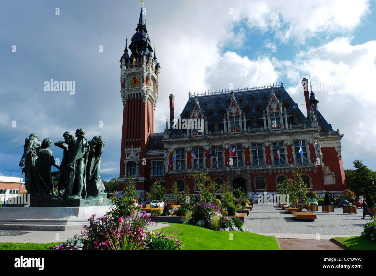 Hotel de Ville, Calais Stock Photo - Alamy