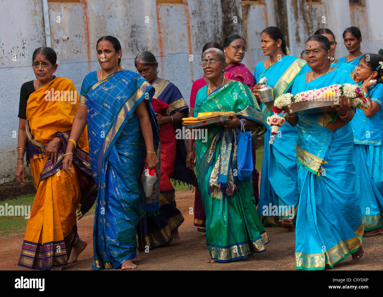 Chettinad sari hi-res stock photography and images - Alamy