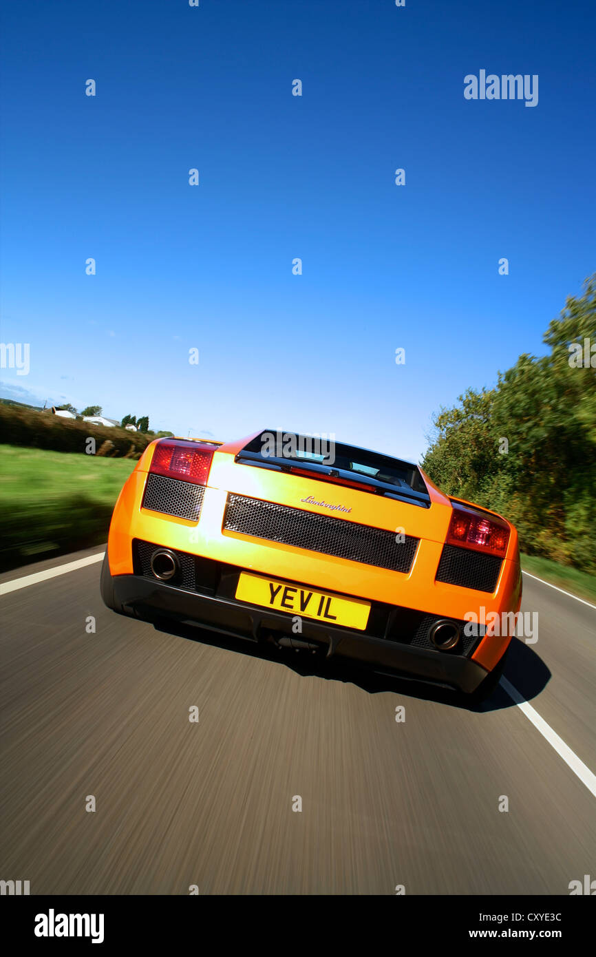 Rear lamborghini hi-res stock photography and images - Alamy