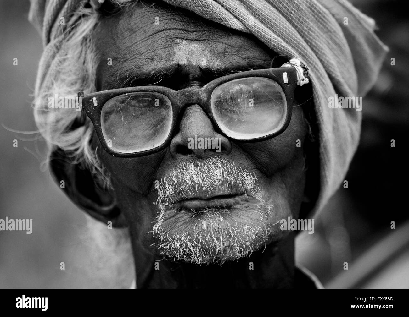 Wearing turban Black and White Stock Photos & Images - Alamy