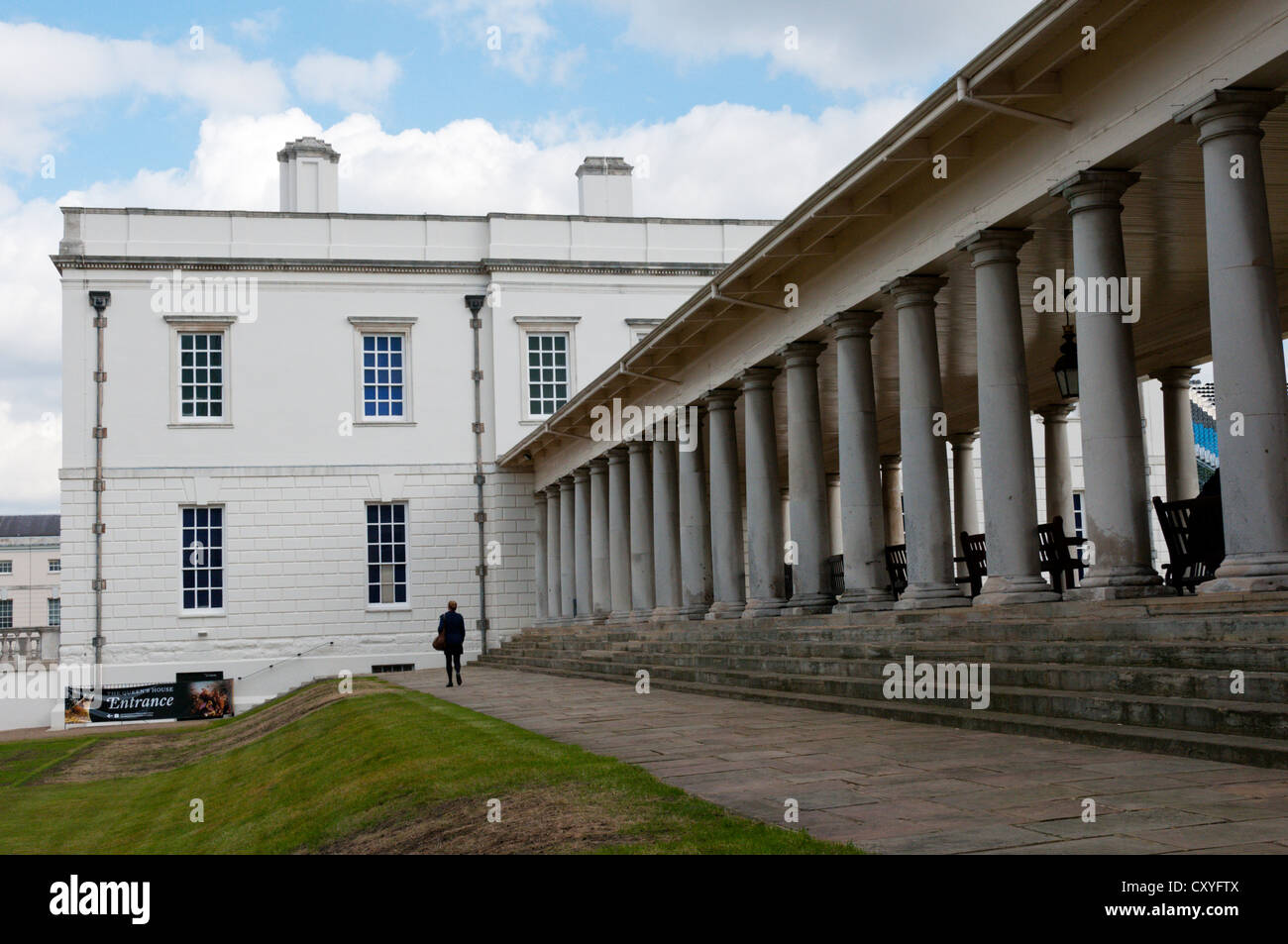 Colonnades following the line of the old Woolwich - Deptford road at ...