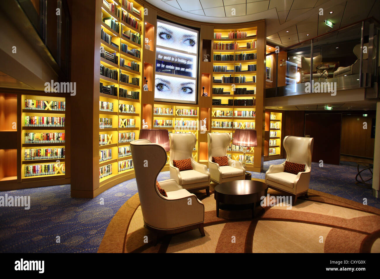 Celebrity cruise ship library hi-res stock photography and images - Alamy