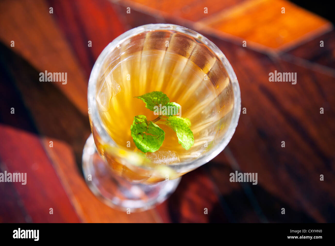 Cool mint tea Stock Photo - Alamy