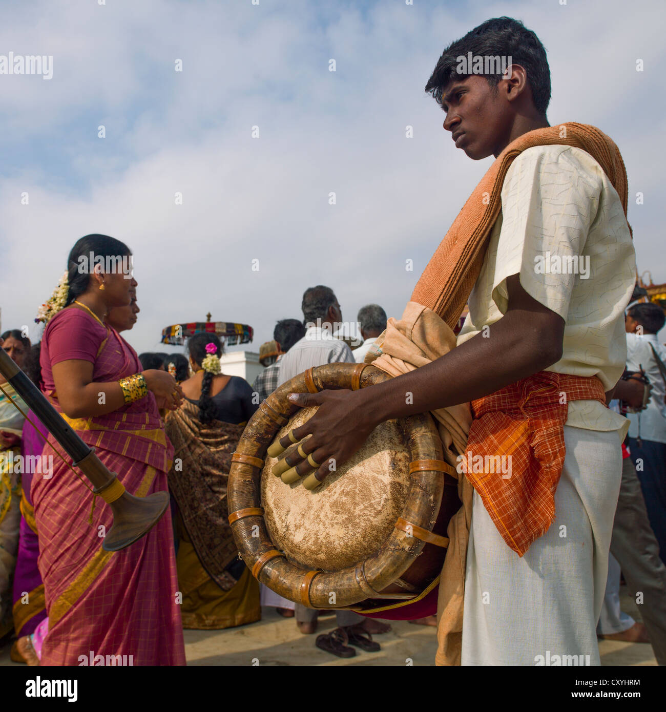 Thavil drum hi-res stock photography and images - Alamy