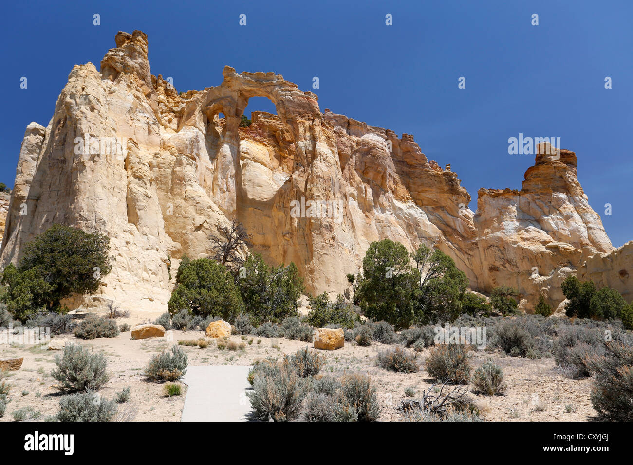 Grosvenor Arch, Grand Staircase, Escalante, Utah, USA Stock Photo - Alamy