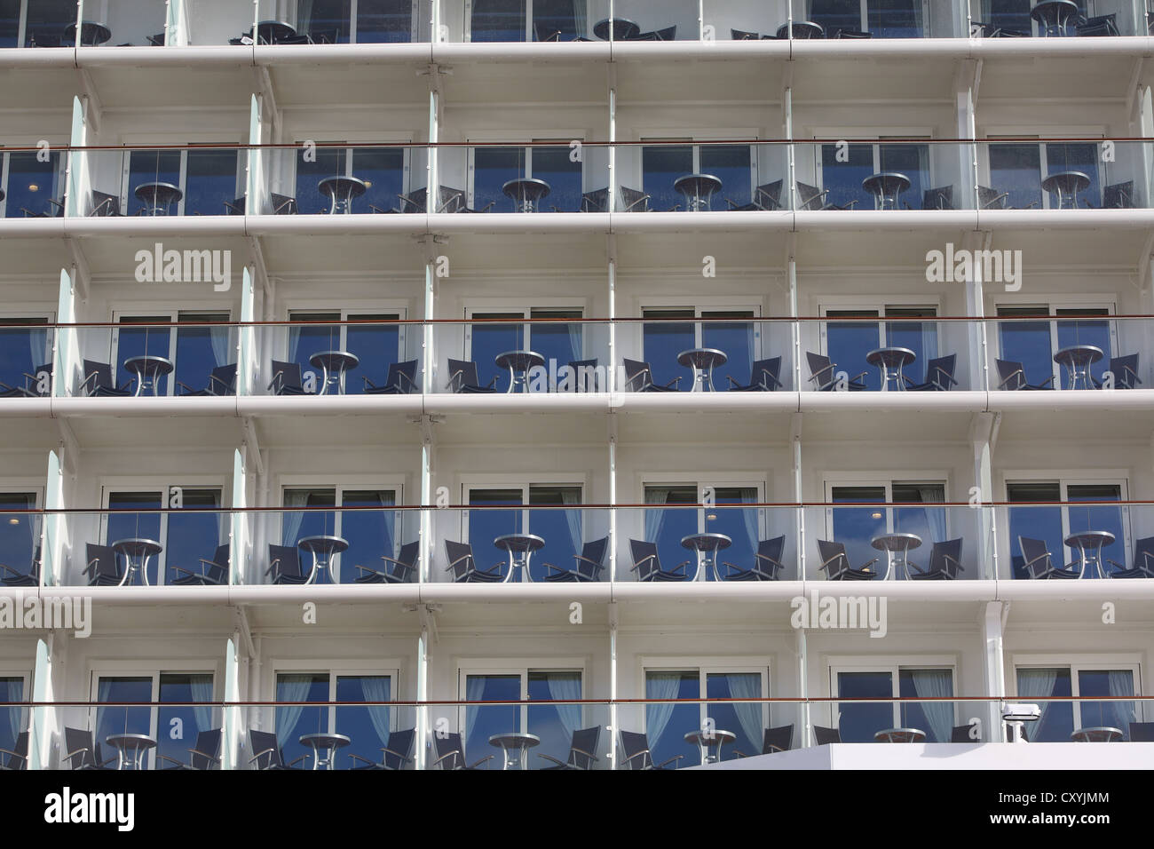 Celebrity cruise ship balcony hi-res stock photography and images - Alamy