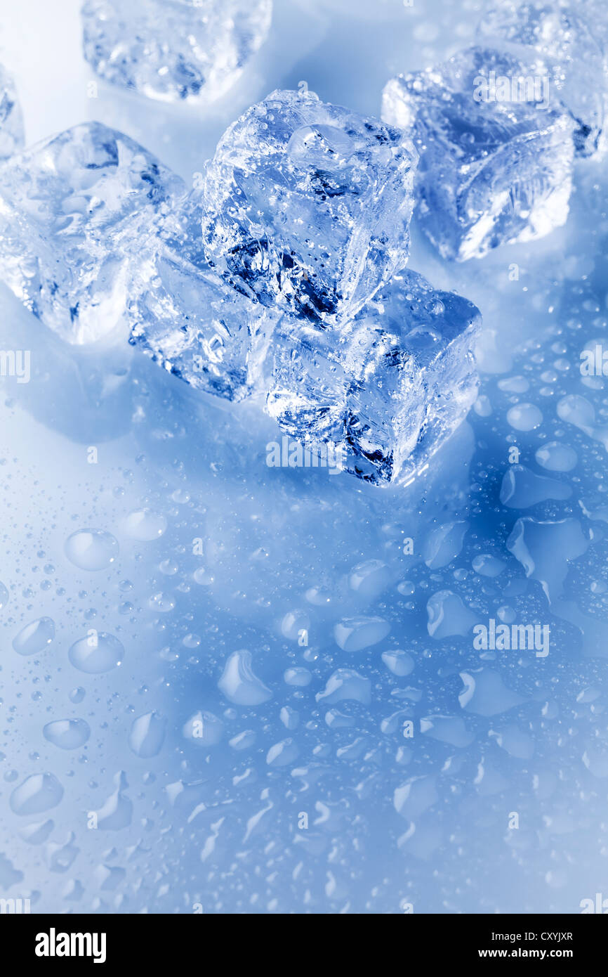 Blue ice in water hi-res stock photography and images - Alamy