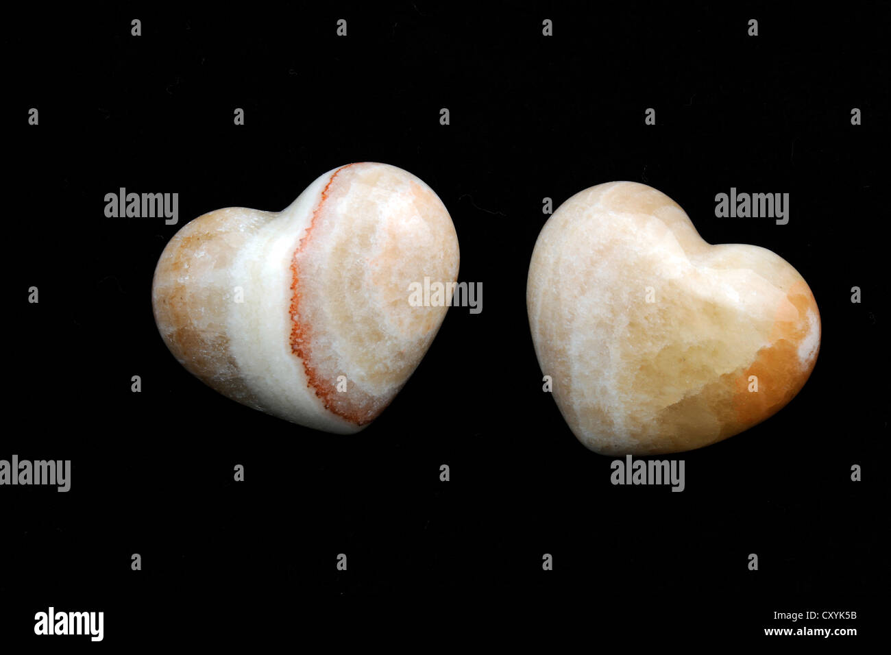 Hearts of stone, marble Stock Photo - Alamy
