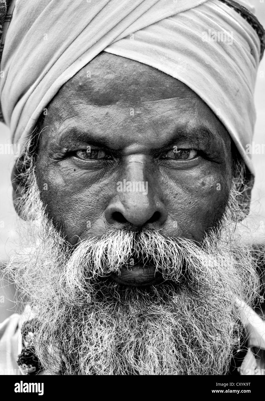 Indian Black And White Portrait Photography