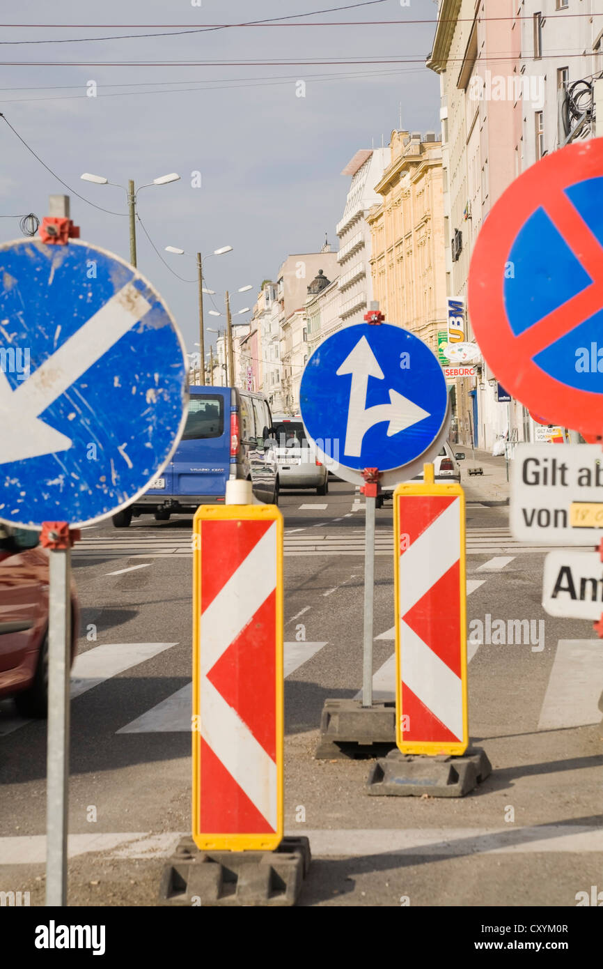 Road Construction Signs High Resolution Stock Photography and Images ...