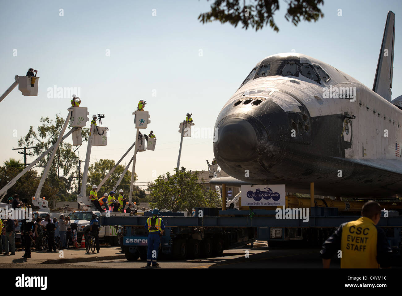 La Space Shuttle Route