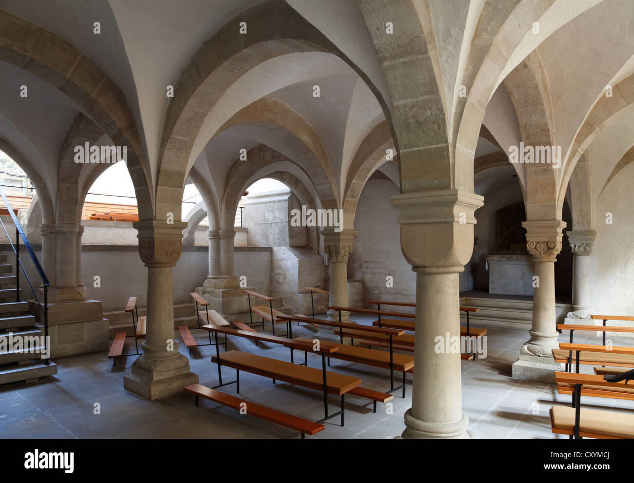 Romanesque crypt hi-res stock photography and images - Alamy
