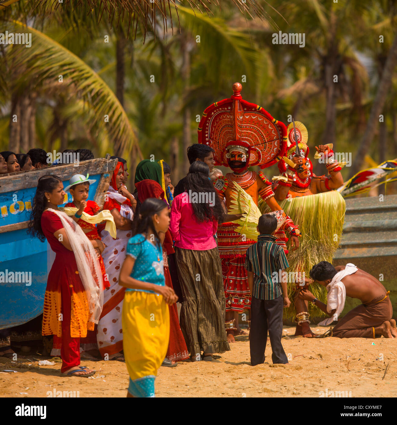 Theyyam with sword hi-res stock photography and images - Alamy