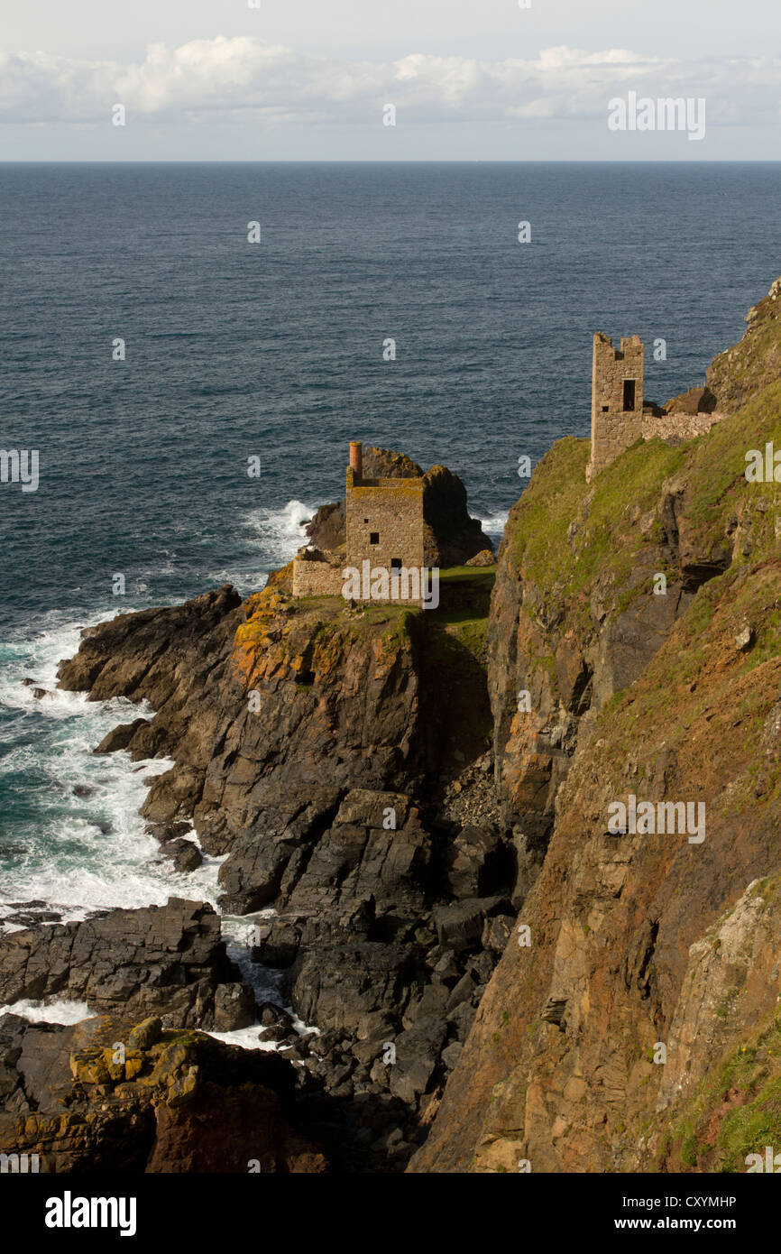 The Crowns Tin Mine, Botallack, Cornwall Stock Photo - Alamy