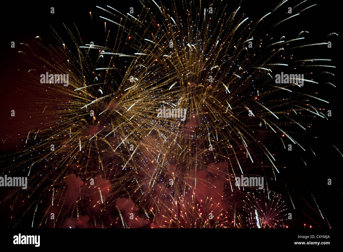 Firework display for Guy Faulks night, 5th November, Brockham. Surrey ...