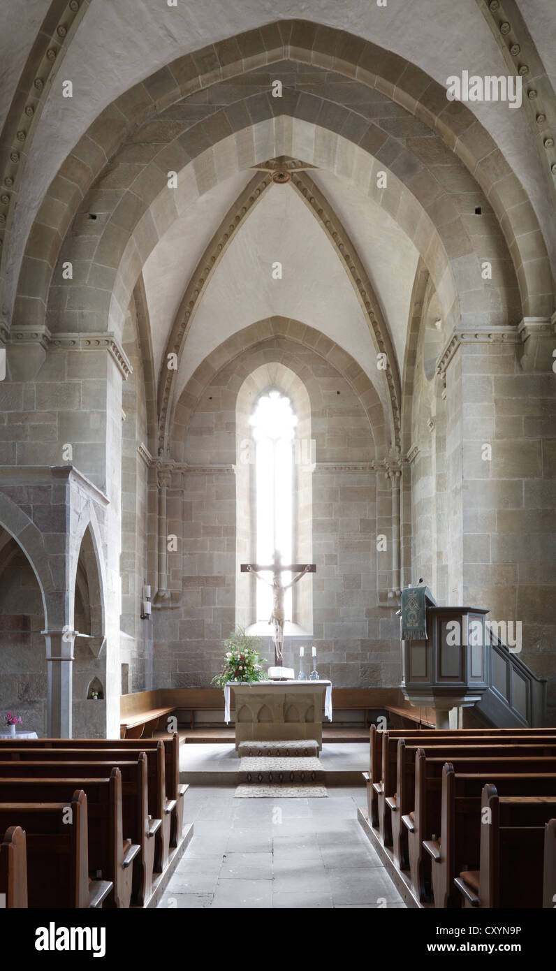 Early Gothic monastery church, former Cistercian monastery of Gnadental ...