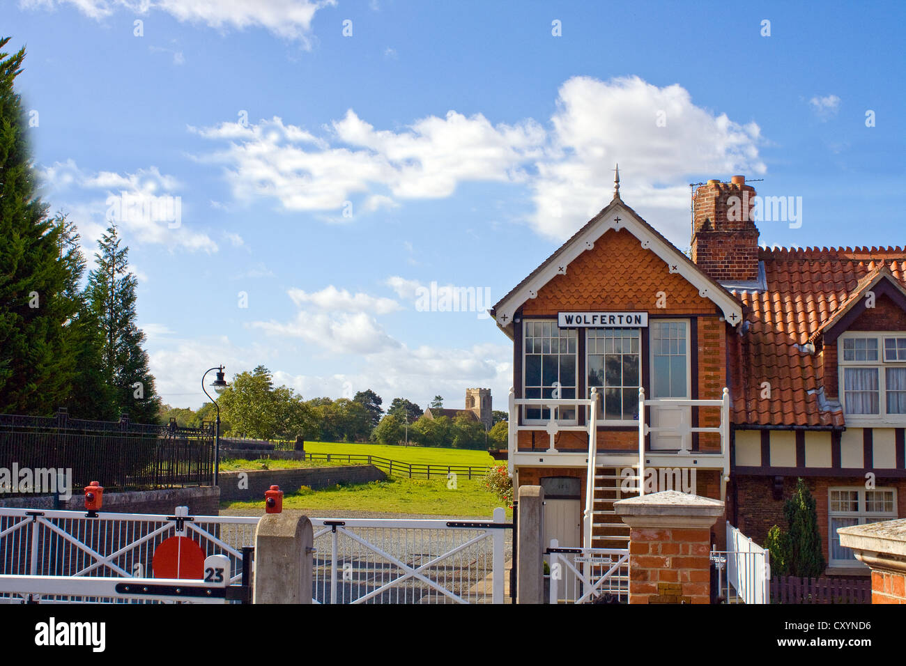 Wolferton Railway Station Stock Photo - Alamy