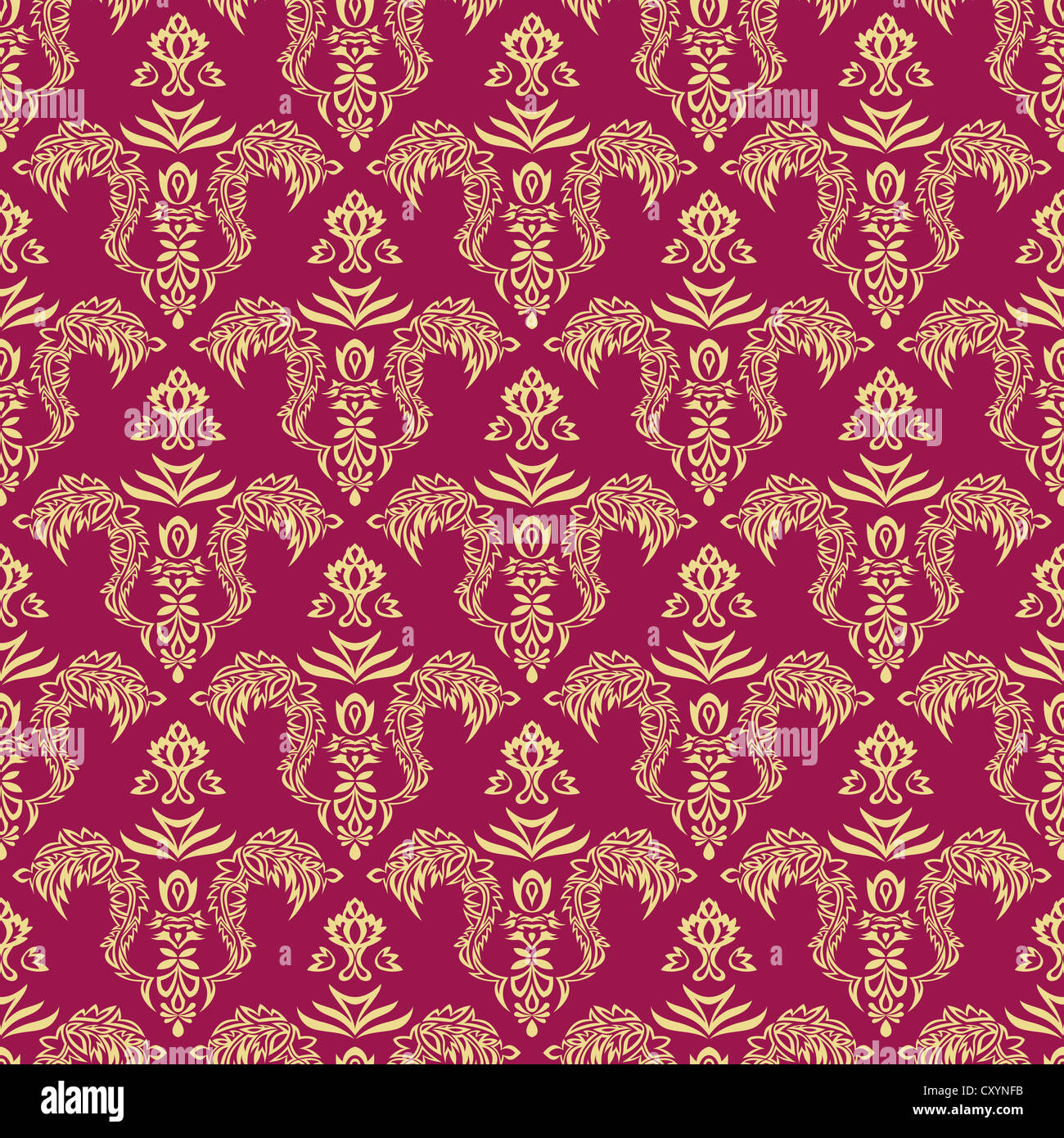 Red Seamless Damask Wallpaper Red Damask Wallpaper Background Images,