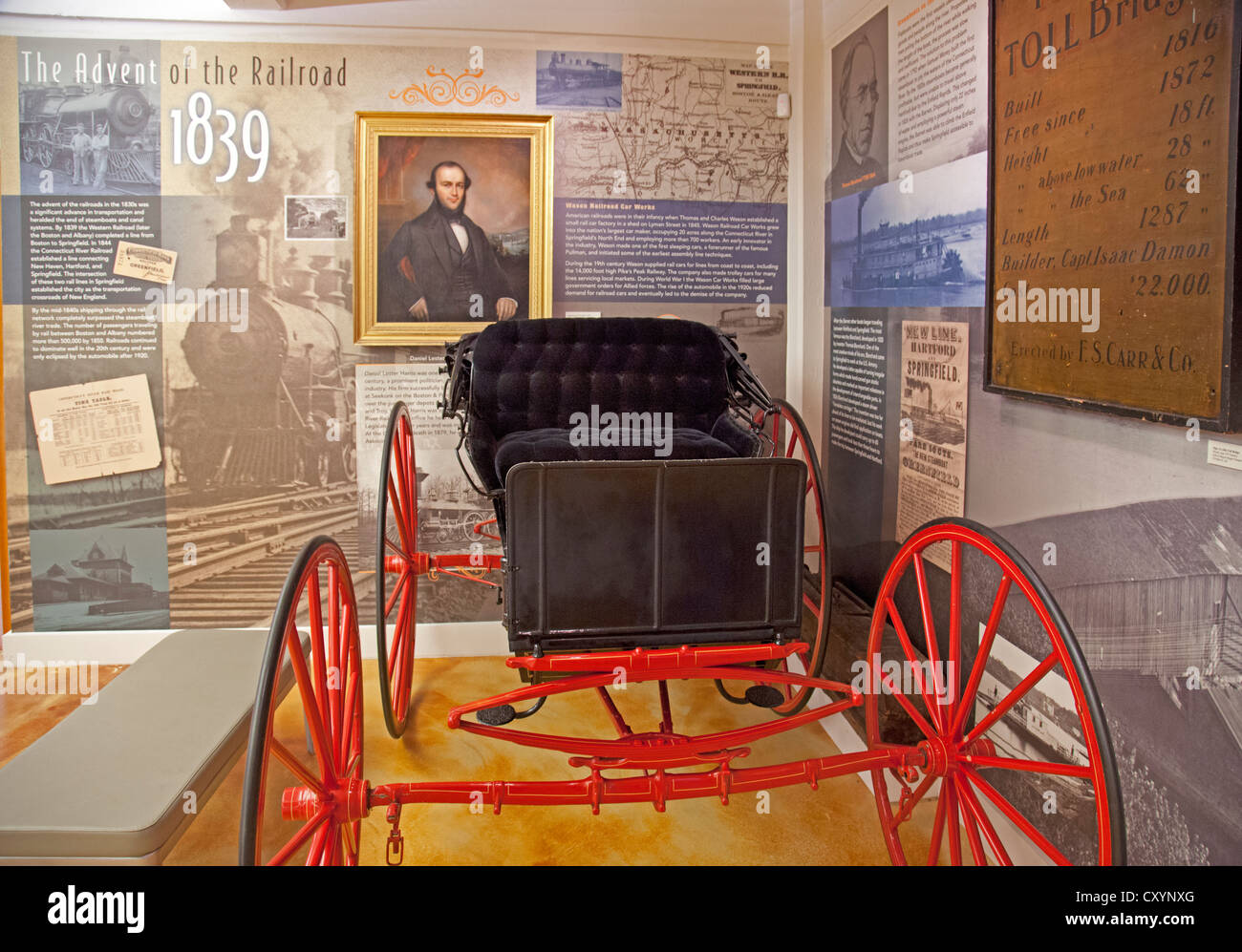 Museum of Springfield history Stock Photo - Alamy