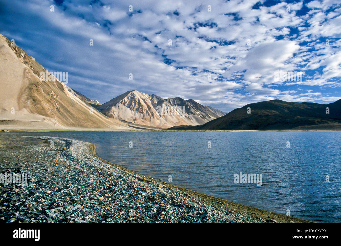 Tsomoriri or Lake Moriri, Changthang area, Korzok, Jammu and Kashmir ...