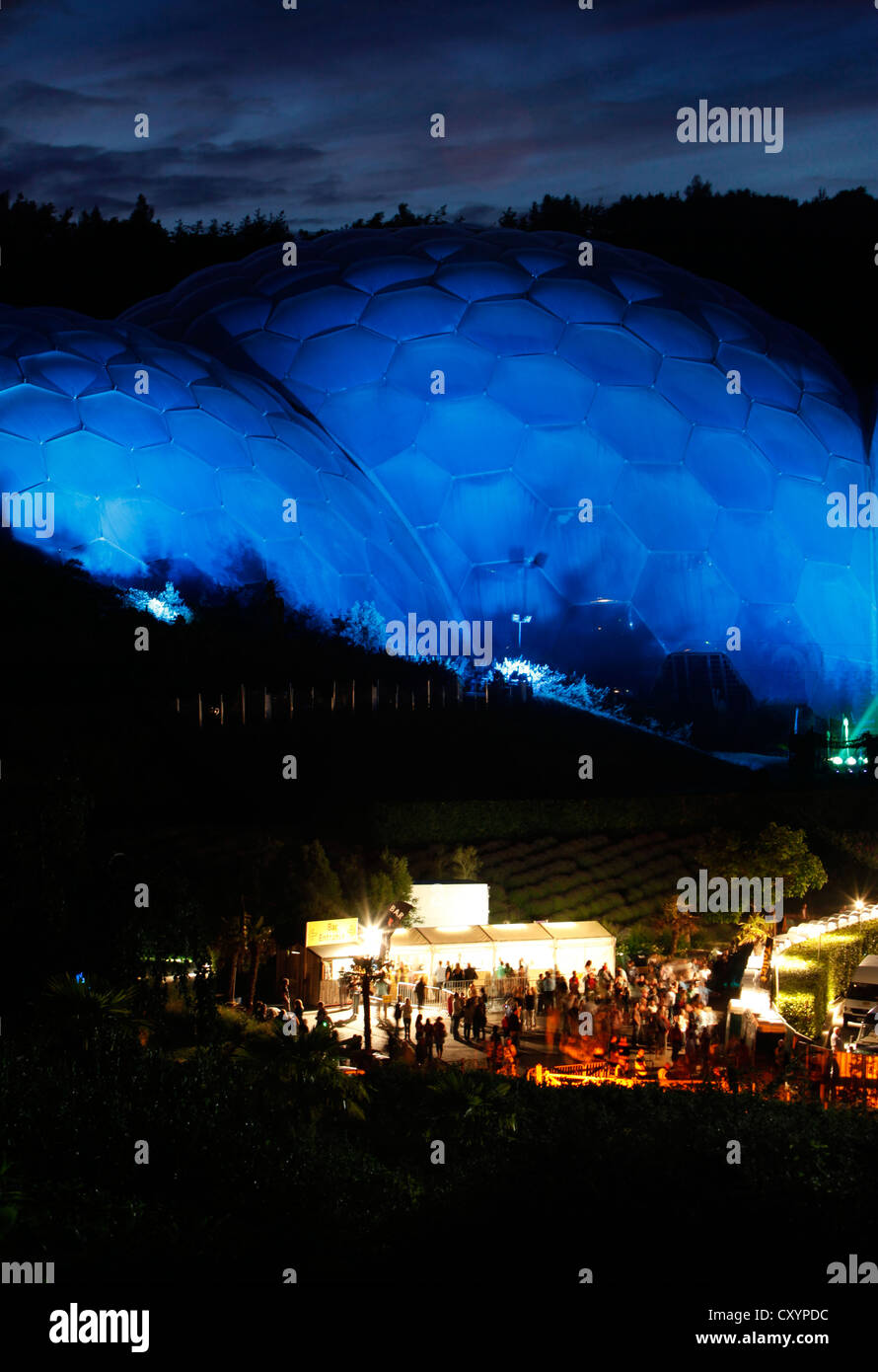 The stage at night for Razorlight at the Eden Session at The Eden ...