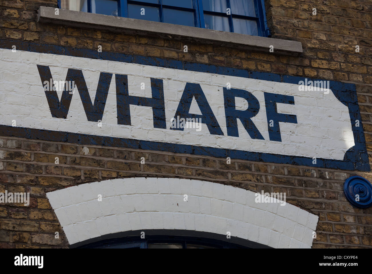Wharf sign hi-res stock photography and images - Alamy