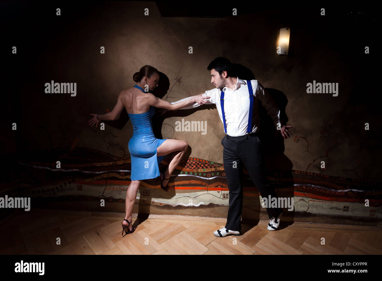 Beautiful dancers performing an argentinian tango. Please check similar ...