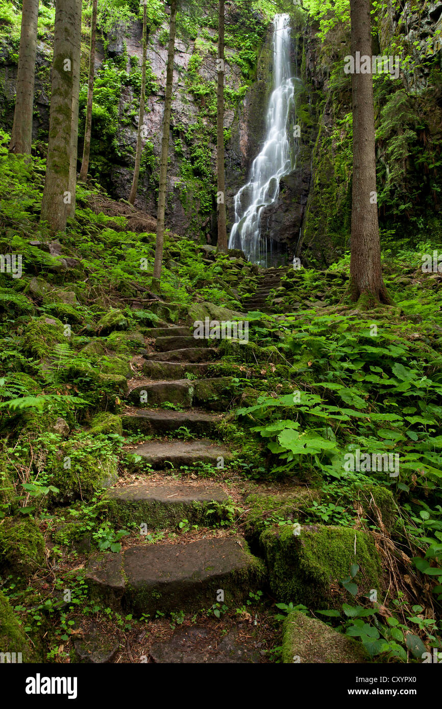 Burgbach waterfalls hi-res stock photography and images - Alamy